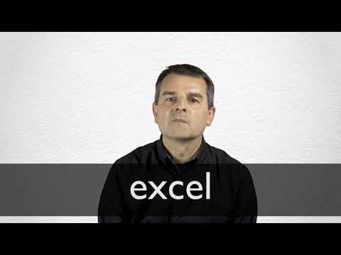 How to pronounce EXCEL in British English