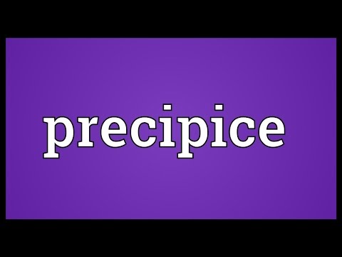 Precipice Meaning