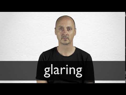 GLARING definition and meaning | Collins English Dictionary