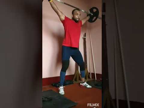 Power snatch 60 to 100kg