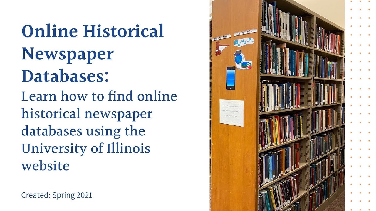 Searching for Online Historical Newspaper Databases
