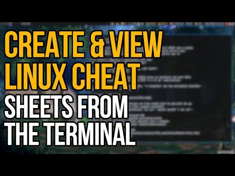Cheat: Sometimes a Cheat Sheet Is Better Than A Manual