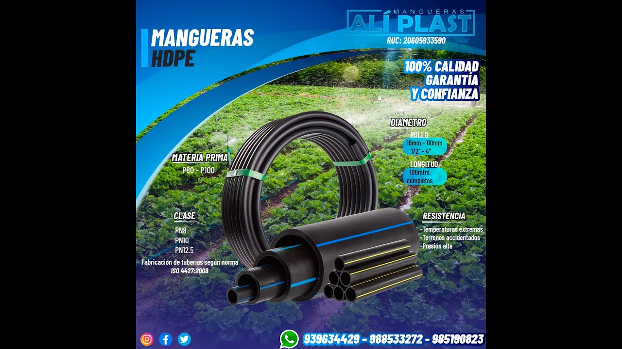 FABRICA DE MANGUERAS ALIPLAST