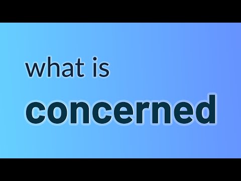 Concerned - 29 English Vocabulary Flashcards