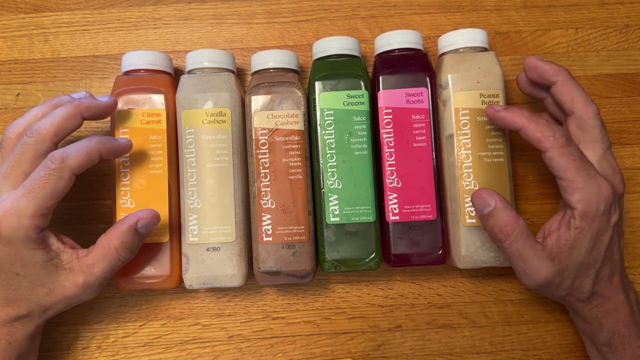 Review - Raw Generation 3-Day Protein Cleanse Juice with Dairy and Soy-Free Smoothies - Amazon