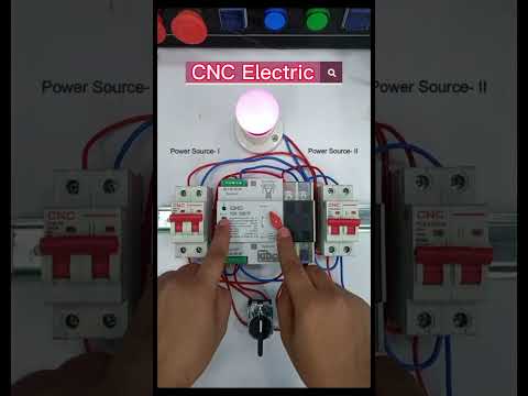 ATS Dual Power Automatic Transfer Switch with MCB@CNCElectric1988