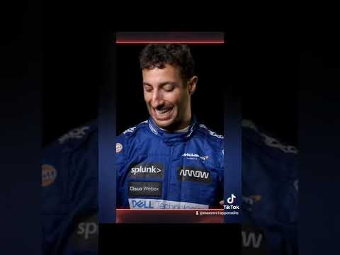 Daniel Ricciardo with his precise pronunciations ๐ฆ๐บ๐คฃ #danielricciardo #fyp #f1 #ricciardo #mclaren