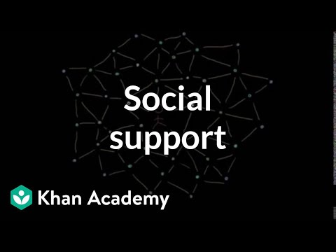 Social support | Individuals and Society | MCAT | Khan Academy