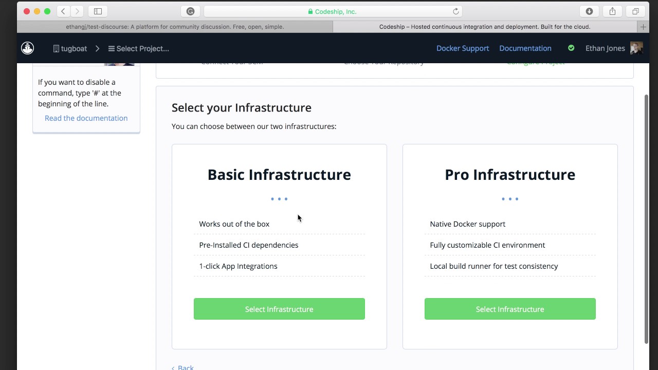 Codeship Basic GitHub Setup