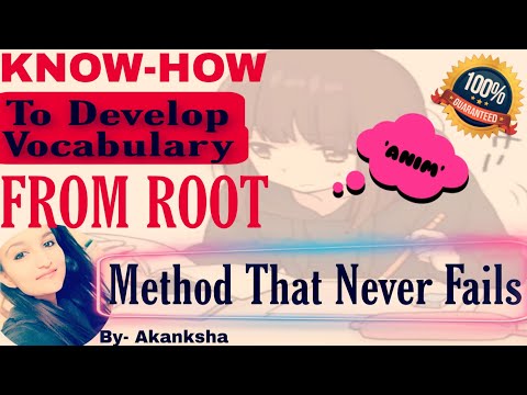 "Anim" Root Word || Vocabulary|| Know How || Akanksha