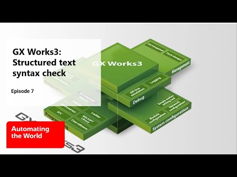 GX Works3: Structured text syntax check | Mitsubishi Electric