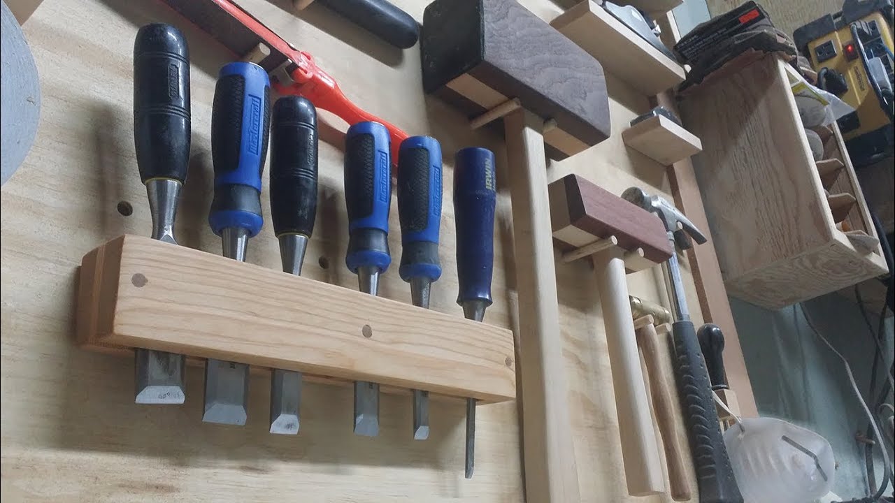 Making a simple chisel rack