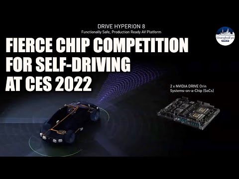 Fierce Chip Competition for Self-Driving at CES 2022