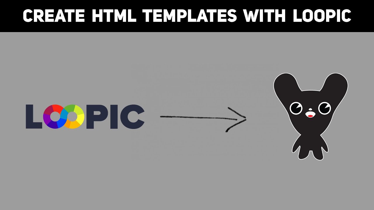 Trying out Loopic to create a simple CasparCG Lower Third HTML Template