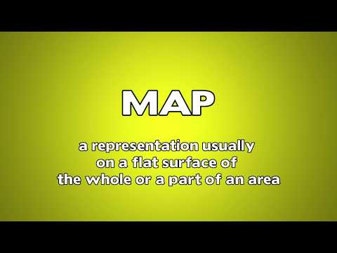 Map Meaning – English Video Dictionary