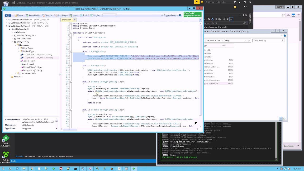 .NET Obfuscator - How to use ConfuserEx Tutorial