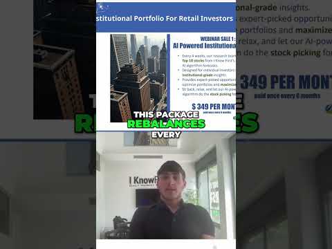 Institutional Portfolio: AI-Powered Portfolio for Retail Investors - Beat The Market Every Time