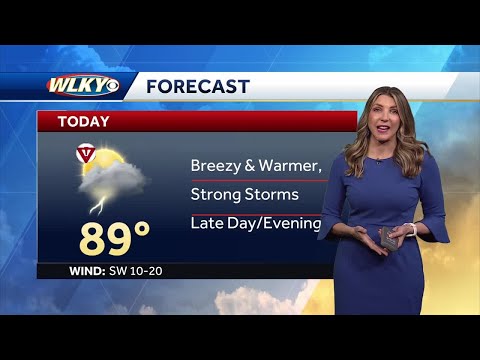 Strong storms possible Wednesday evening | Louisville forecast, radar