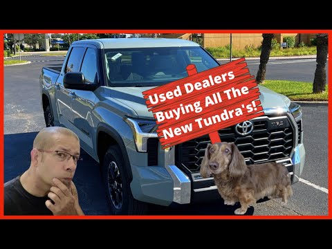 2022 Toyota Tundra's Being Bought By Used Dealers to Sell for a Premium