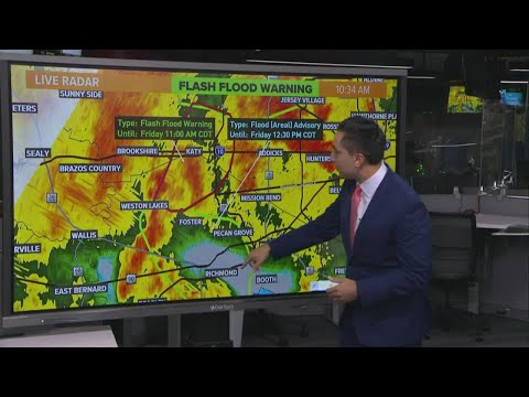 KHOU 11 Meteorologist Tim Pandajis is tracking heavy rain across the Houston area