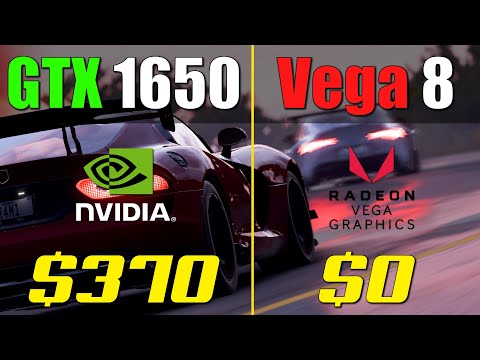 Vega 8 (OC) vs. GTX 1650 | Test in 8 Games | 1080p