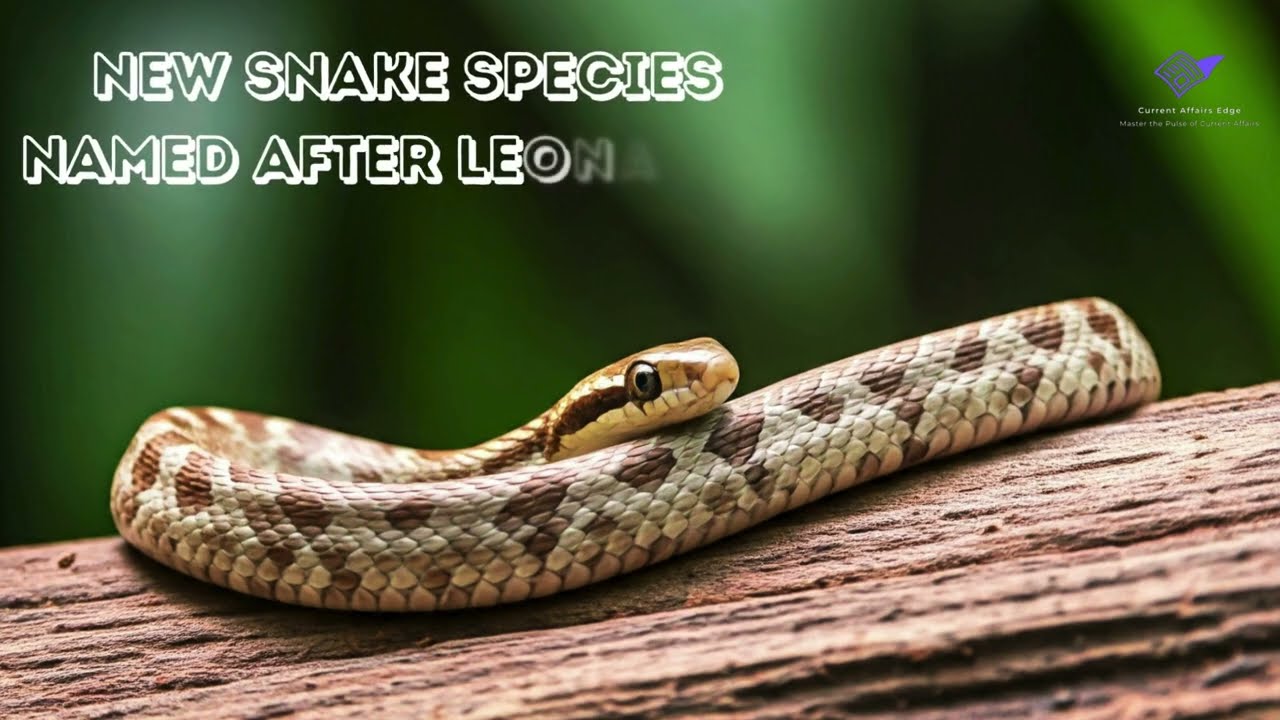 New Snake Species Named After Leonardo DiCaprio | Current Affairs 2024