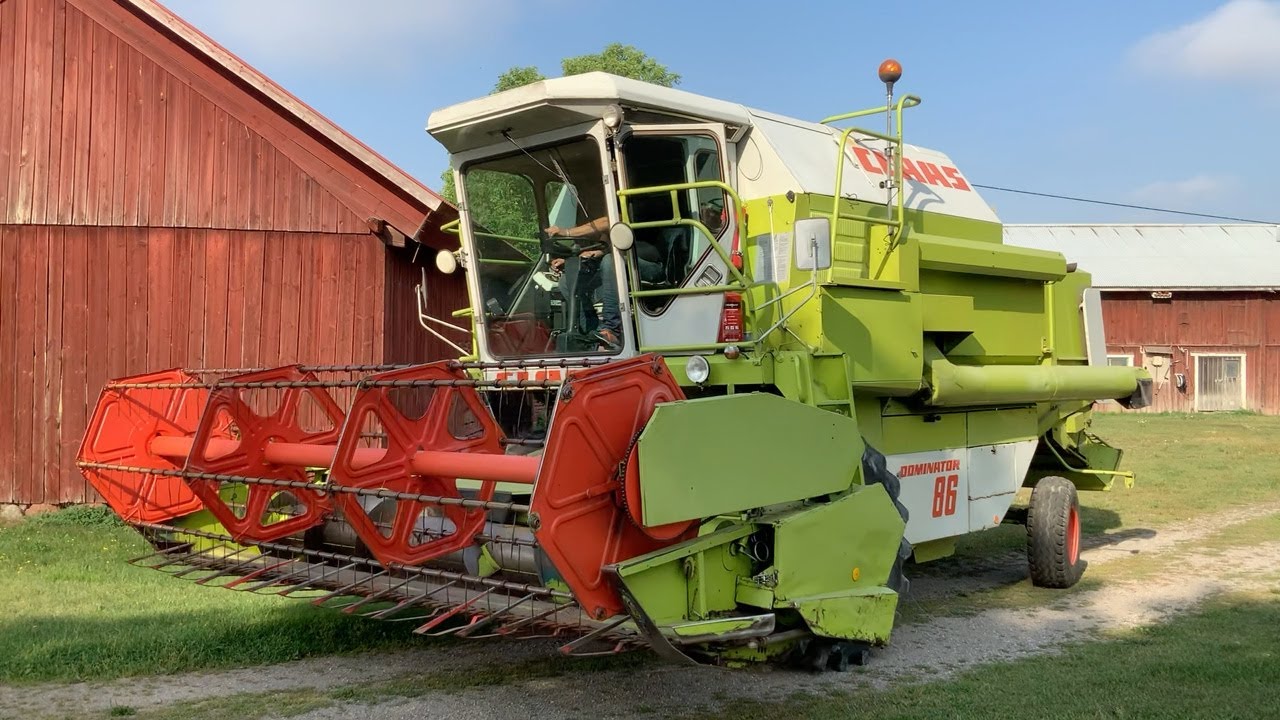 Skördetröska Claas Dominator, Strängnäs, Klaravik auktio