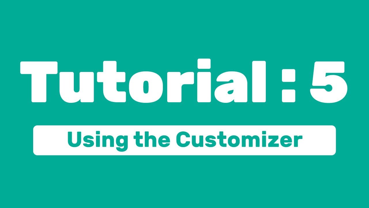 How to Use WordPress Customizer with the Toocheke Theme