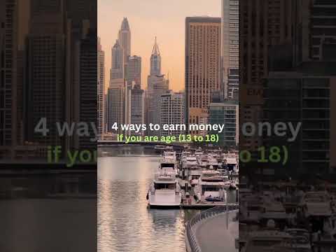 4 Ways to Earn Money 💰 if you are age (13 to 18) #motivation #money #success