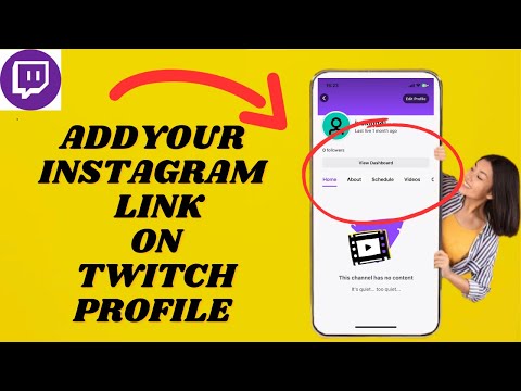 How To Add Instagram Profile Link On Twitch Profile | Simple tutorial