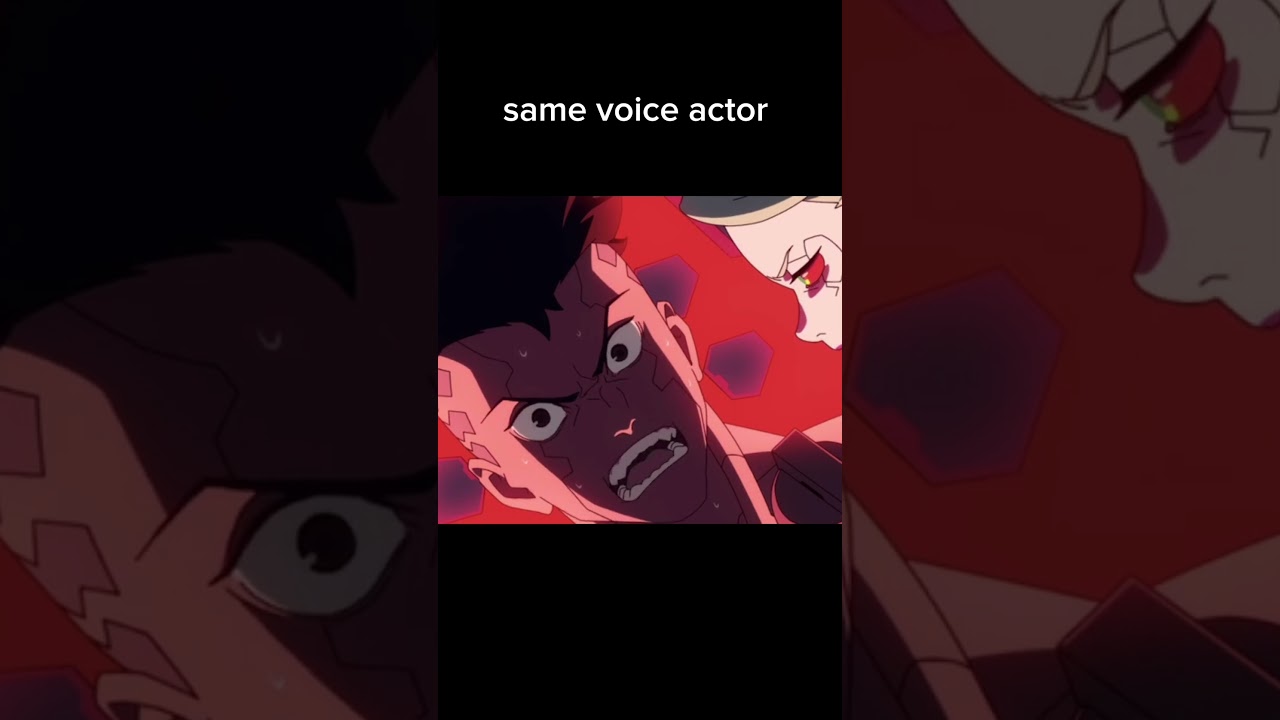 same voice actor #meme #demonslayer #cyberpunkedgerunners #tanjiro #davidmartinez #rebecca #shorts