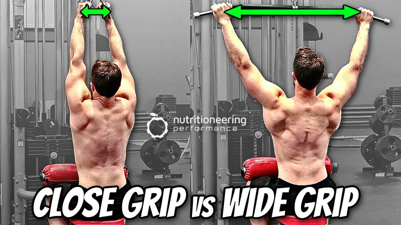Close Grip vs Wide Grip Lat Pulldown Differences & Muscles Worked