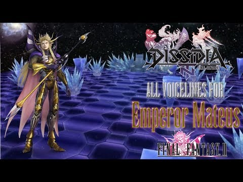 Steam Community :: Video :: Dissidia NT: All Emperor Mateus voice lines