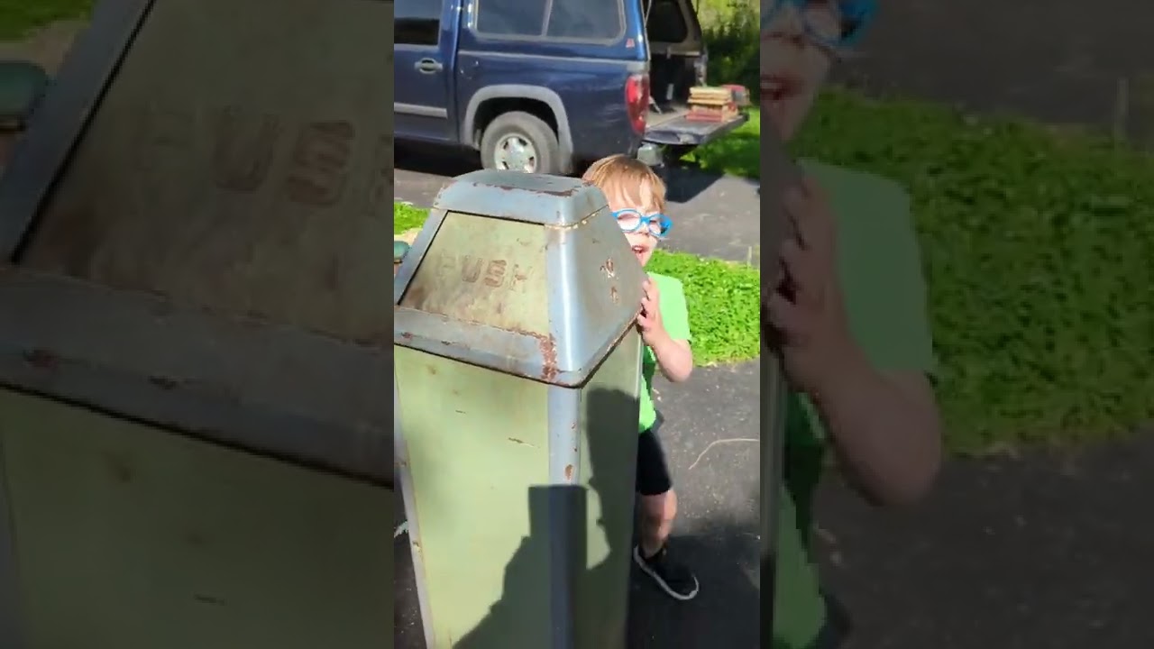 Mid century trash can!!