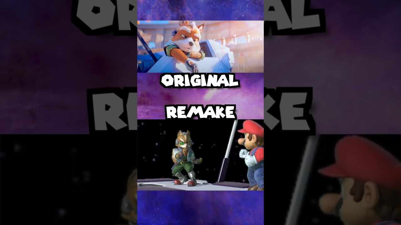 Mario Meets Fox Scene (Original VS Remake Comparison)