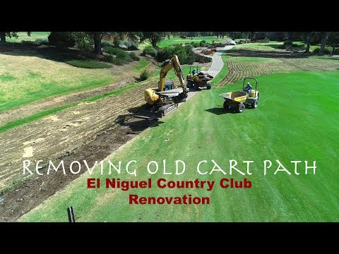 Old Cart Path Removal Hole #3