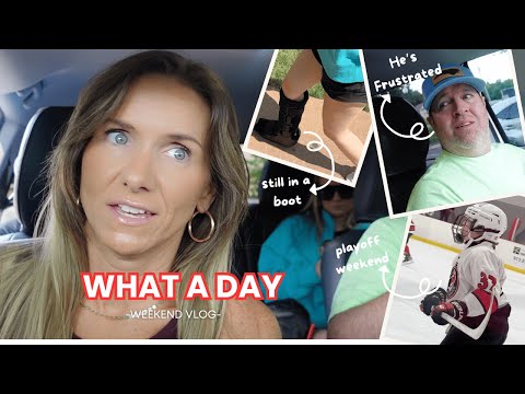 He Gets FRUSTRATED With Us | Bryleigh's Still In The Boot! | 5 Players Down | Family 5 Vlogs