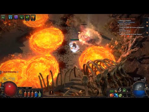 Path of Exile Abberath Fight Freezing Pulse Templar