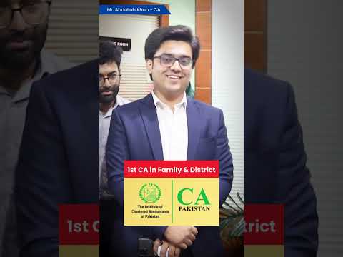 First Chartered Accountant of Family and District #charteredaccountant #ca #accounting #icap