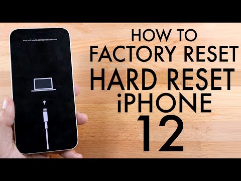 How To Factory Reset / Hard Reset ANY iPhone 12!