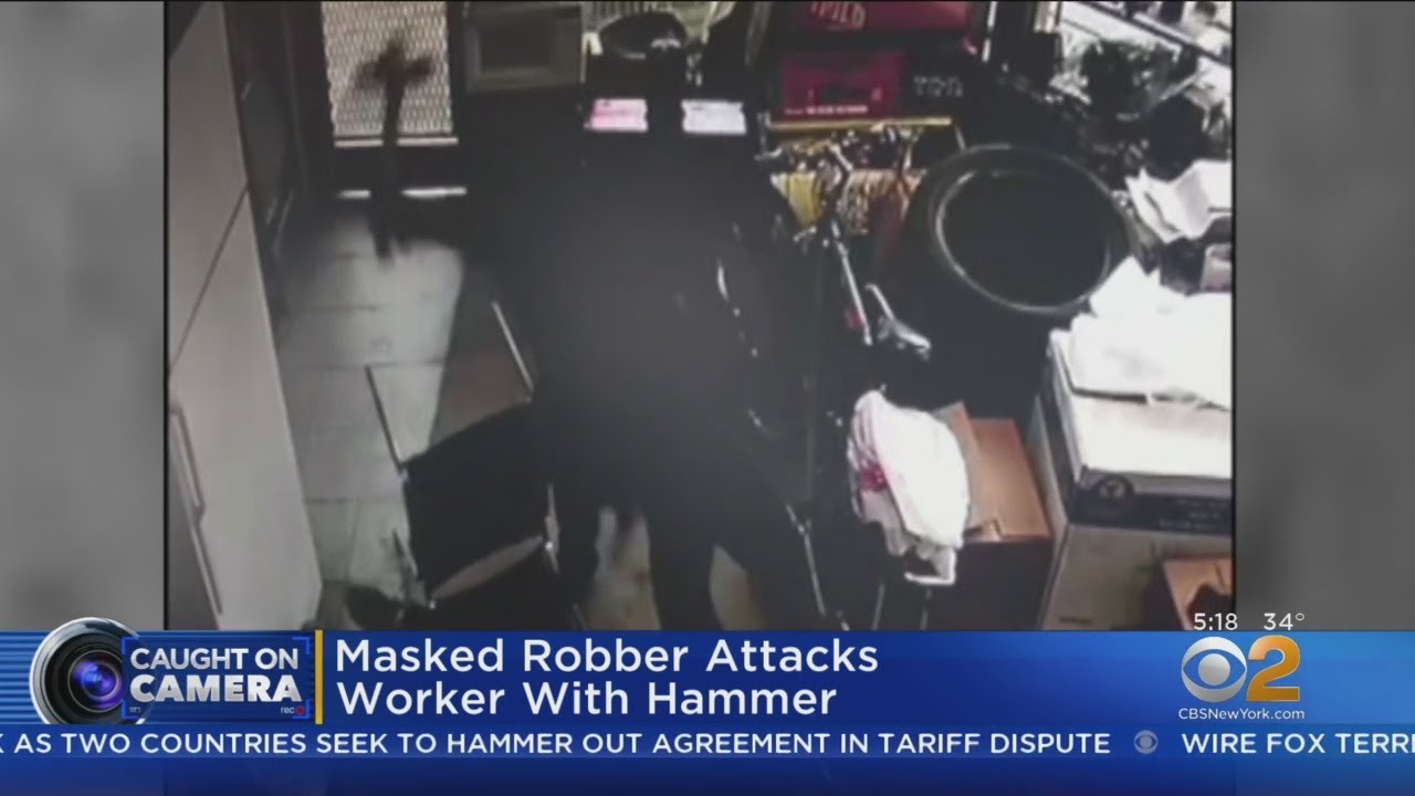 Masked Robber Attacks Gas Station Worker