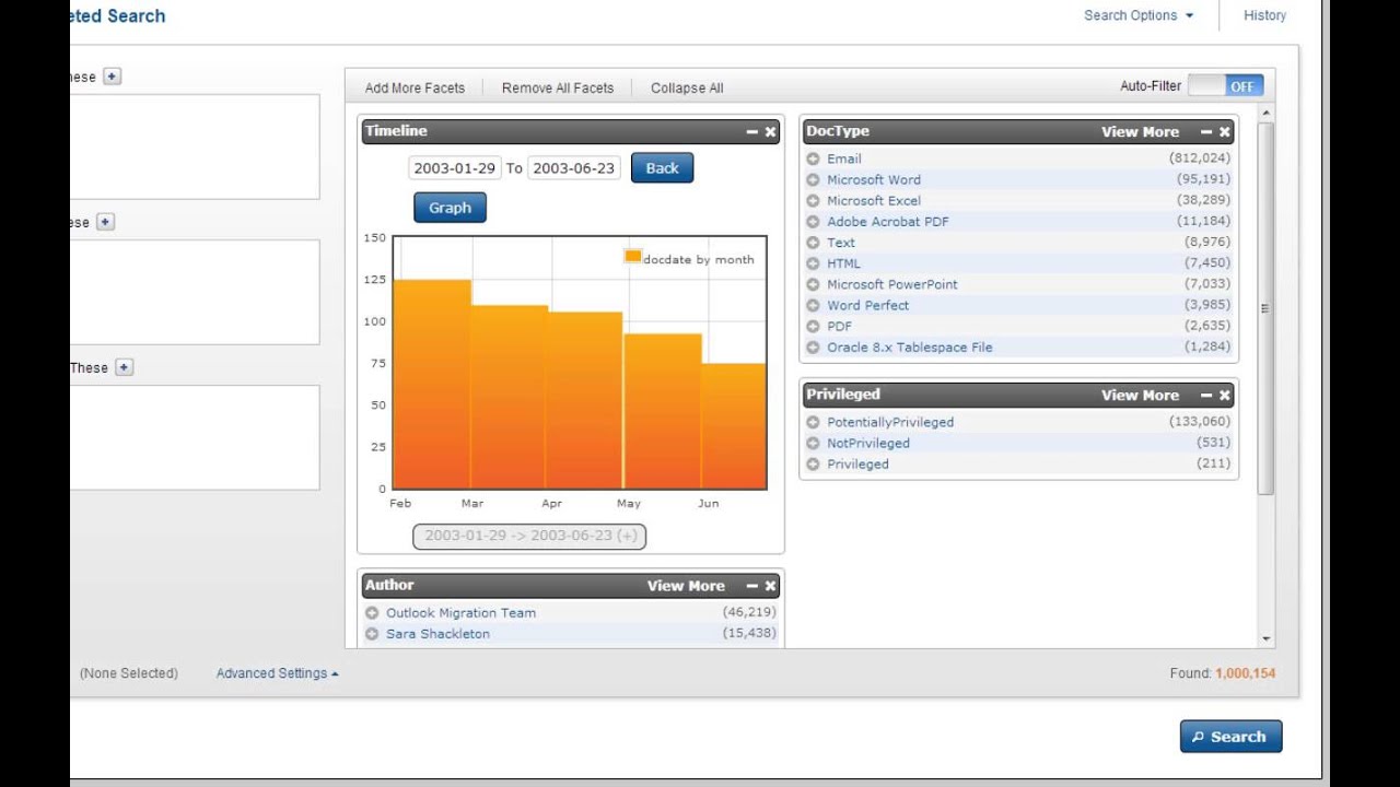 Catalyst Insight Tutorial:  Faceted Search