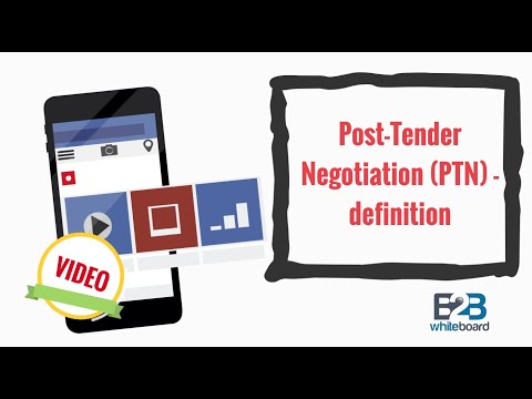 Post-Tender Negotiation (PTN) - definition
