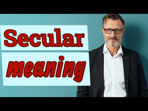Secular | Definition of secular