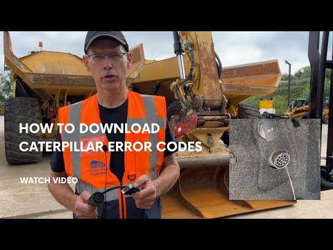 How can I get the fault codes for Caterpillar machines?