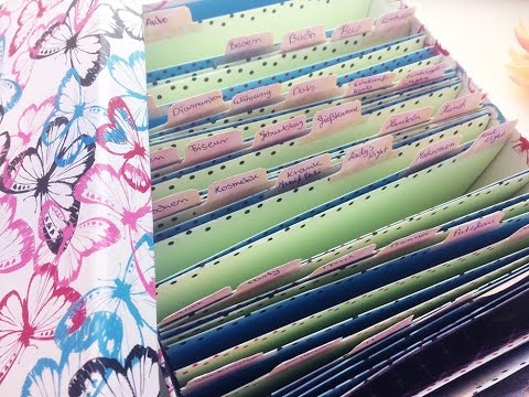 DIY Folder Box - Sticker Organization - DIY Planner Supplies
