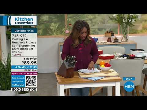 Zwilling J.A. Henckels 7piece SelfSharpening Knife Bloc...