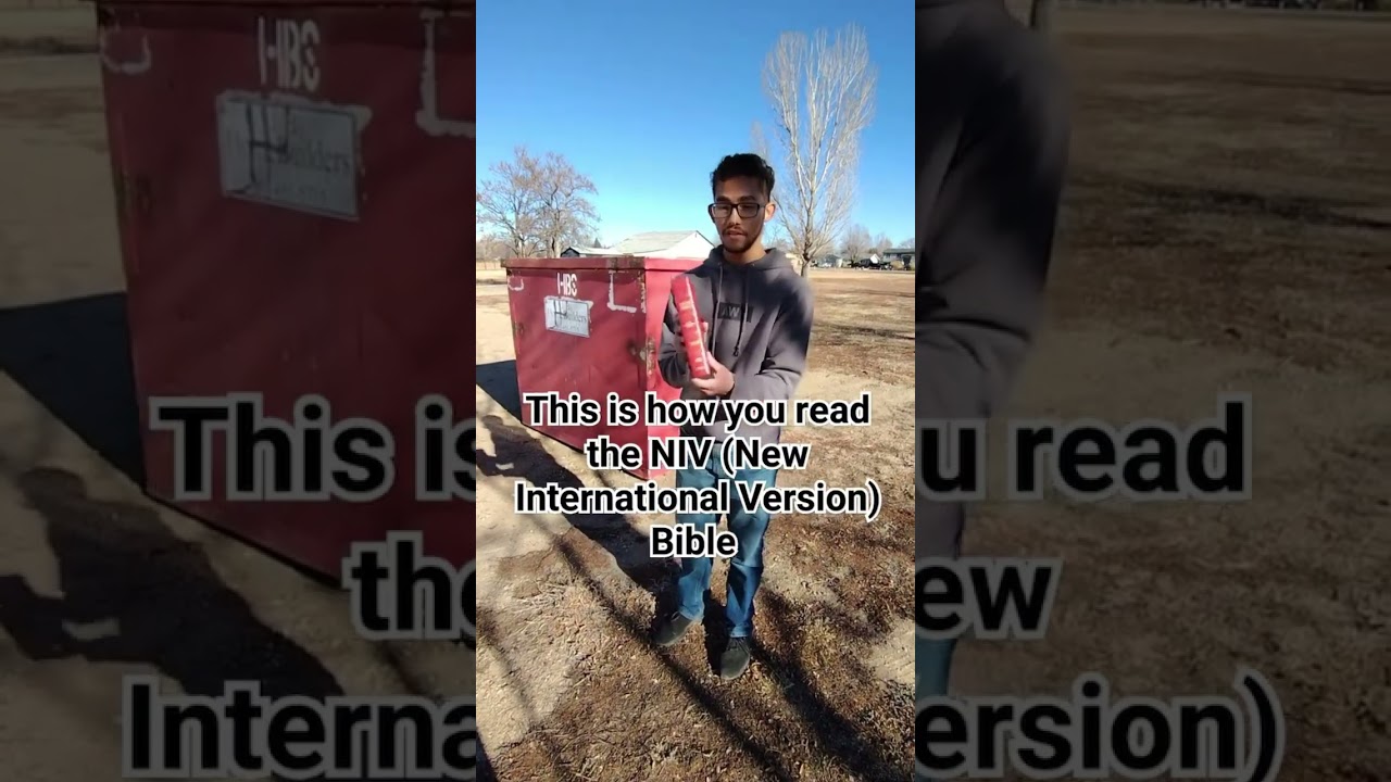 This is how you read the NIV Bible!