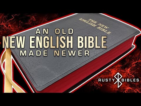 I Dressed Up An Entry Level Collins New English Bible To Make It One Unique NEB Reader. Bible Review