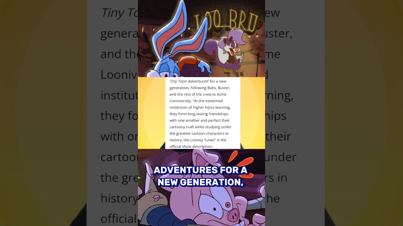 Babs and Buster in Tiny Toons Looniversity?? #animation